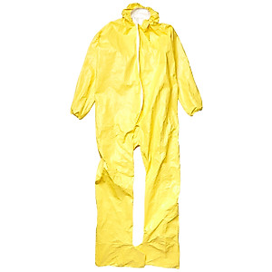 Dupont X-Large Yellow Tychem QC Chemical Protection Coveralls