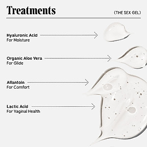 Nécessaire The Sex Gel. Water-Based Personal Lubricant. Hyaluronic Acid + Lactic Acid. No Fragrance Added. Non-Staining. Safe for Toys + Condoms. 50 ml / 1.7 fl oz.