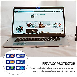 SOLUSTRE Slide Animal Marine Desktop Laptop Security Web Ultra Webcam Beach Style for Adhesive Notebook Blocker Decoration Pattern Cover Sea and Privacy Tablet Your Computer with Camera