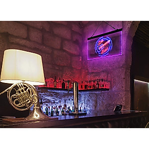 ADVPRO Live Music Guitar Band Room Studio Dual Color LED Neon Sign Red & Blue 16" x 12" st6s43-i2546-rb