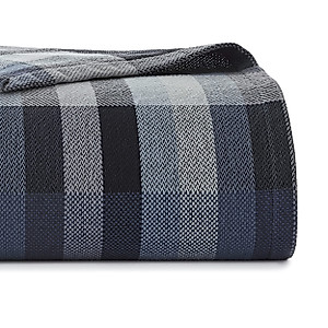 Eddie Bauer - King Blanket, Cozy Cotton Bedding, Home Decor for All Seasons (Windsor Blue, King)