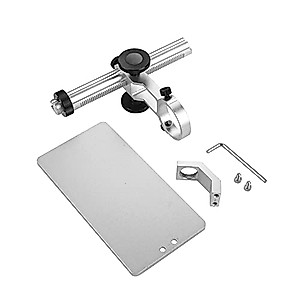 Aluminum Alloy Microscope Stand Holder for USB Digital Microscope, Cainda Stable Metal Stand Bracket with Portable Carrying Case, Support Adjusted Up and Down Easy to Focus