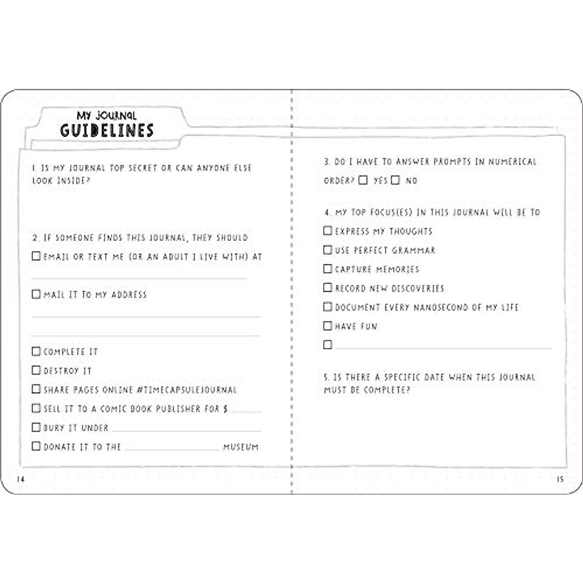 Time Capsule: A Guided Journal for Kids and Teens to Capture This Moment in Time (Gifts for Writers, Writing Prompts for Kids and Teens)