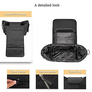 ｕｎａｉｌｕ Universal Stroller Organizer with Double Cup Holder, Expandable Stroller Caddy, Stroller Bag Accessories Fits for Uppababy, Nuna, Baby Jogger, Britax, Doona Strollers and Pet stroller