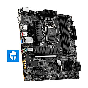 MSI B560M PRO-VDH ProSeries Motherboard (Micro-ATX, 11th/10th Gen Intel Core, LGA 1200 Socket, DDR4, PCIe 4, M.2 Slots, SATA 6Gb/s, USB 3.2, 2.5G LAN, DP/HDMI)