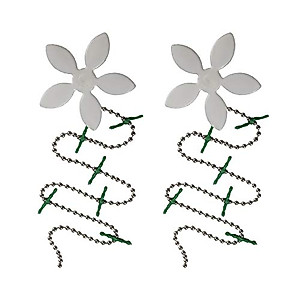 DrainWig Shower Drain Hair Catcher, Disposable Drain Protector, Flower, 2 Pack
