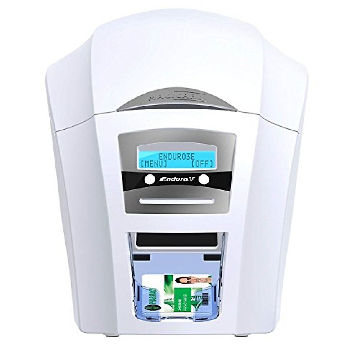 Magicard Enduro 3e Dual Sided ID Card Printer & Supplies Bundle with Card Imaging Software (3633-3021)
