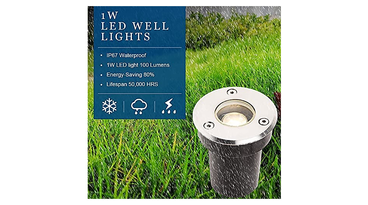 12-Pack LED Low Voltage Landscape & Well Lights | IP67