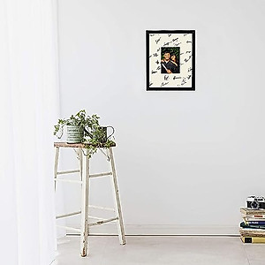 GraduationMall 11x14 Signature Picture Frame Holds 5x7 Photo with White Mat for Wedding Graduation | Wall or Tabletop Display