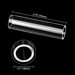 WEAVERBIRD 3-Tube Fish Shrimp Feeder Breeding Tube, Aquarium Fish Tank Pipe Shelter Acrylic Transparent Tube Fish Tank Shelter Decorations