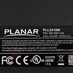 Planar PLL2410W 24" Widescreen LED LCD Monitor