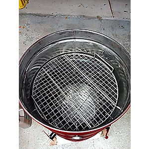 LavaLockⓇ Stainless Steel 22" inch Round Grill Grate - Fits Weber Kettle Performer Weber Smokey Mountain UDS Ugly Drum Smoker Barrel Fire Pit