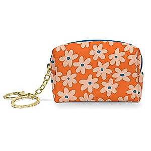 Studio Oh! Forget Me Not Key Chain Pouch Coin Purse, 3.5 in x 2 in x 2 in