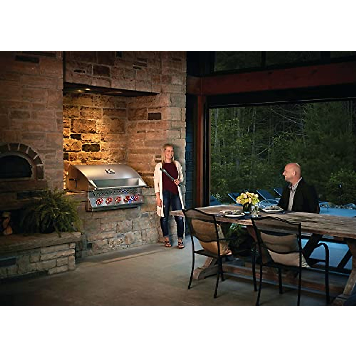 Napoleon BIG38RBPSS Built-in 700 Series BBQ Grill Head 38 Inches, Stainless Steel