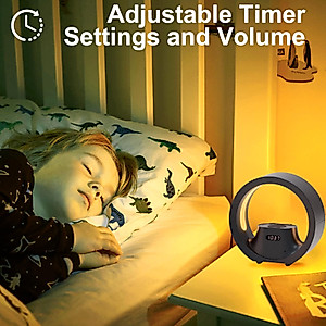 White Noise Machine Baby - USB Rechargeable 20 Soothing Sleep Sounds for Deep Restful Sleep, Bluetooth Speaker White Noise Machine for Adults Portable Sound Machine for Sleeping