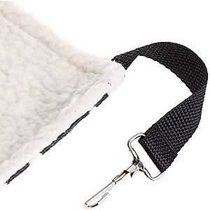 Litewoo Pet Cotton Hammock, Hanging Bed Warm Hammock Swing for Bird Parrot Rat Sugar Glider Chinchilla Squirrel Guinea Pig