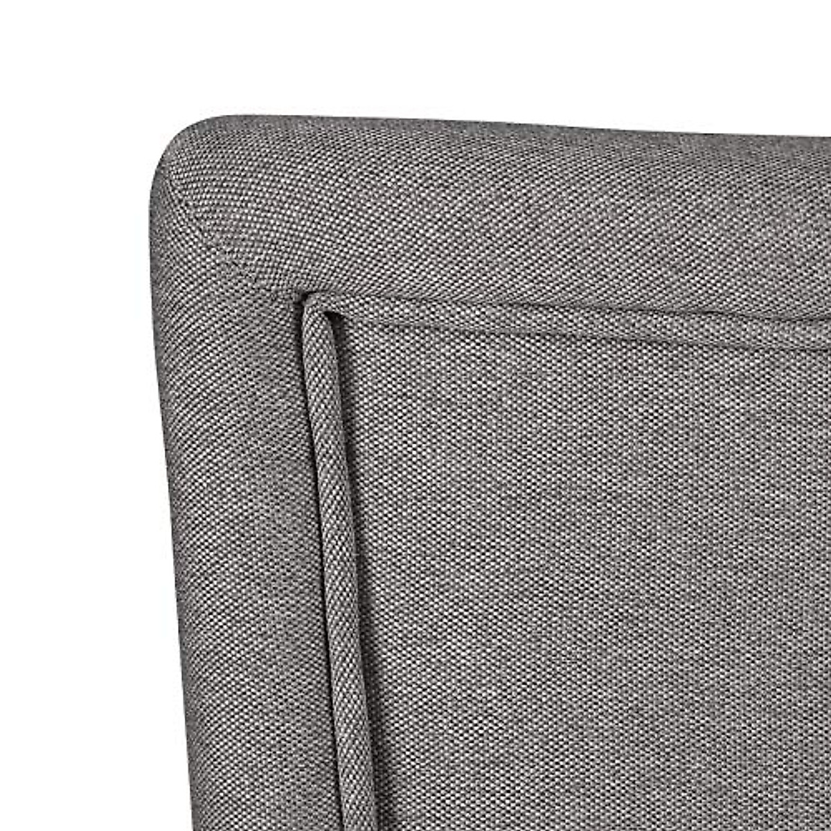 HomePop Parsons Classic Upholstered Accent Dining Chair, Single Pack, Grey