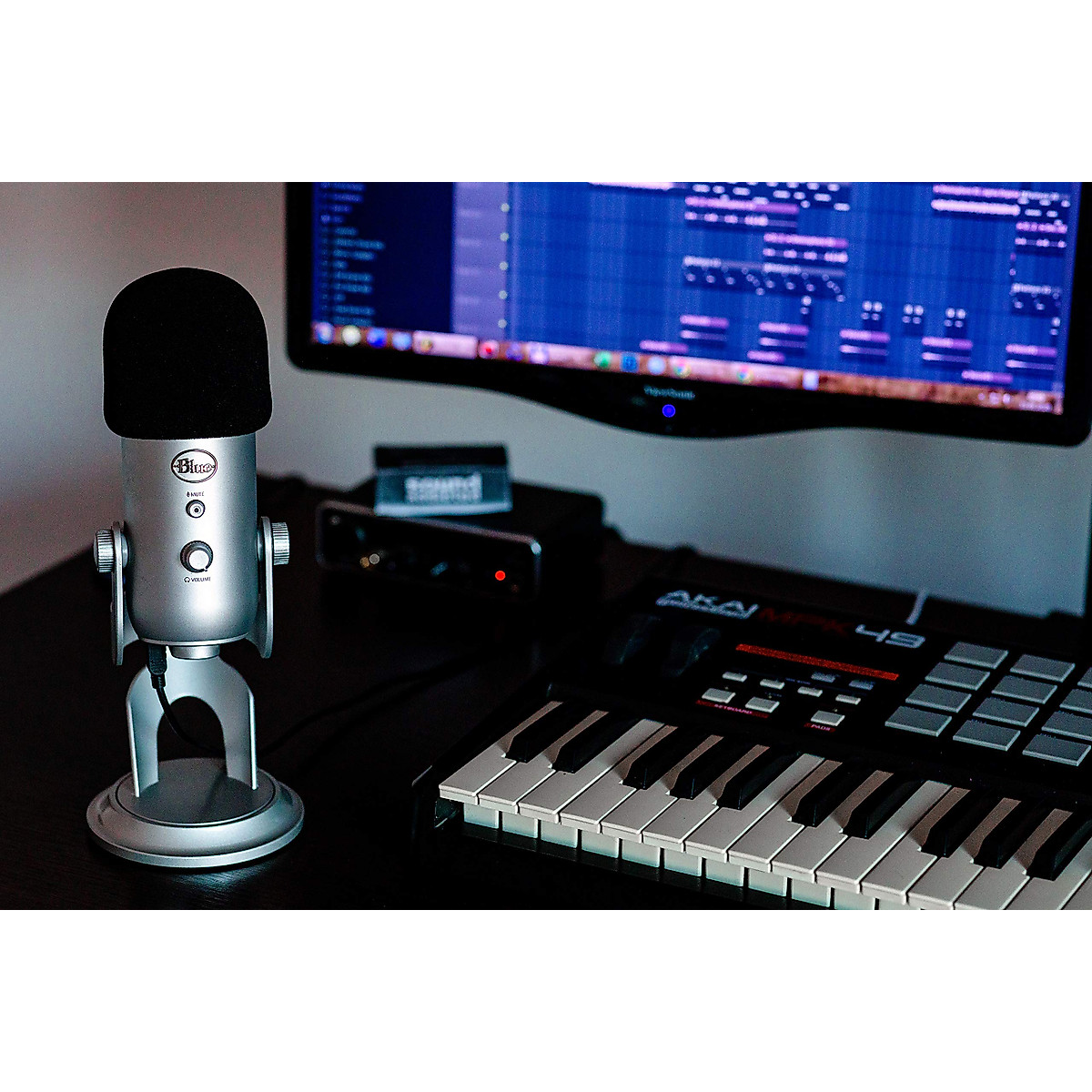 Sound Addicted - Foam Cover Windscreen for Blue Yeti mic's | Perfect fit for Yeti PRO Condenser Microphones