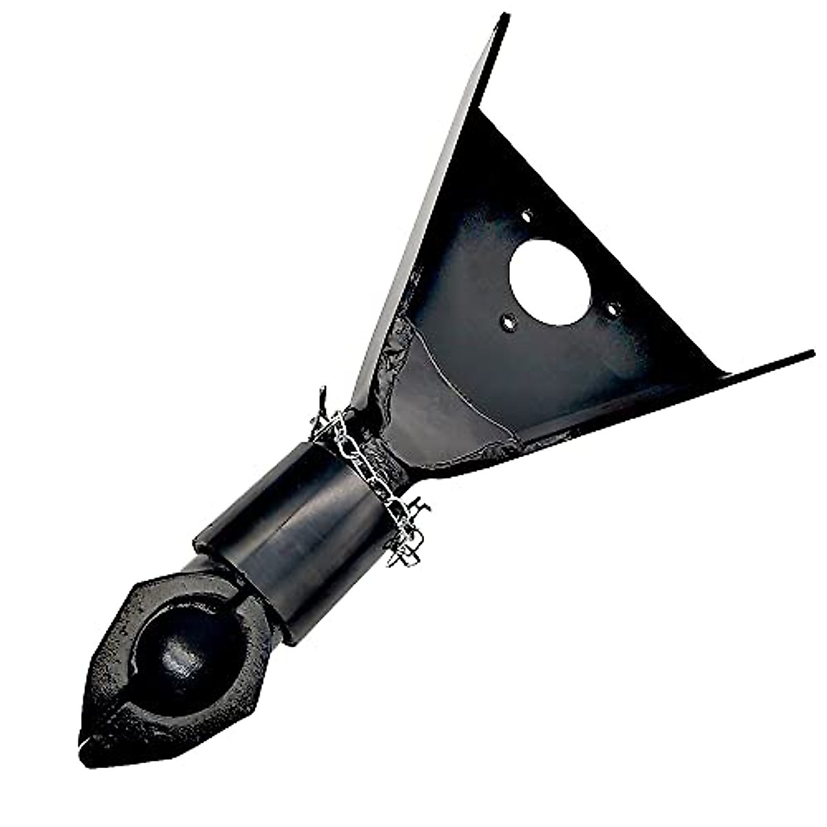 Stegewop 2" Forged A-Frame Trailer Coupler with Trigger Latch SAE Class IV 7000 lb for Towing RV, Boat, Camper (Black)(7000LBS 2")