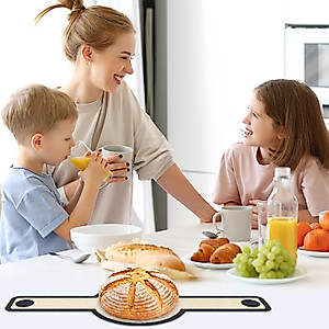 Senbowe 2 PCS Silicone Bread Sling for Dutch Oven, Non-Stick & Easy to Clean Reusable Silicone Bread Baking Mat Sheet Liner with Extra Long Handles, Easy to Transfer Sourdough Bread Baking Supplies