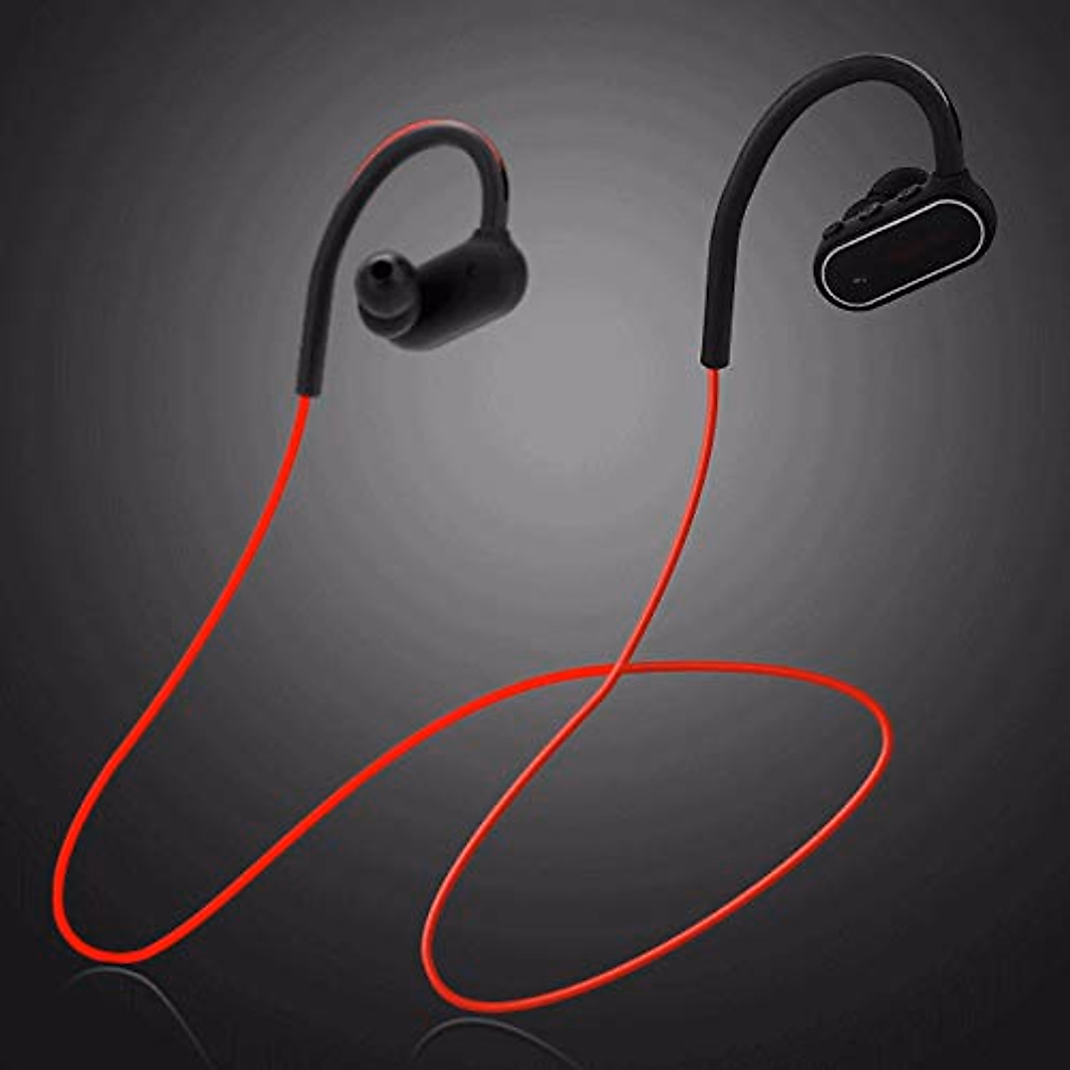 TBIIEXFL Headphones, Headphones with Microphone Waterproof Running Headphones, Stereo Earphones for Workout,Running,Gym (Comfy & Fast Pairing) (Color : Black)