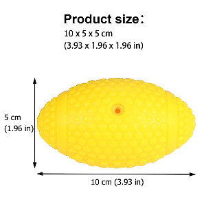 NUOBESTY Pet Ball Dog Ball Toys Pet Plaything Pet Toys for Dogs Rugby Ball Toy