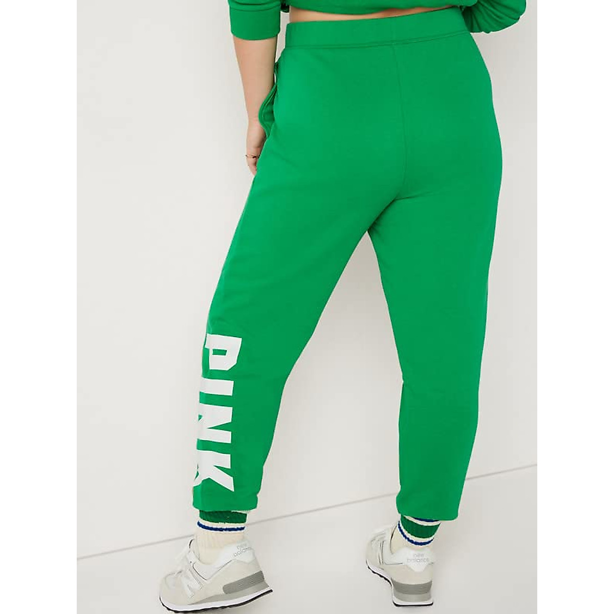 Victoria's Secret Pink Everyday Lounge Relaxed Jogger, Women's Joggers, Happy Camper, XL