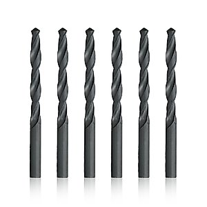 Drill America 8.75mm High Speed Steel Drill Bit (Pack of 6), DWDMM Series