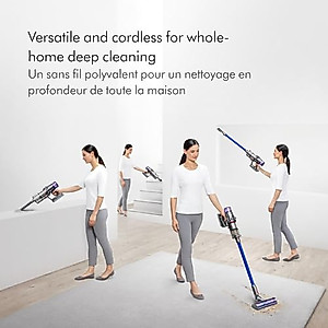 Dyson V11 Cordless Stick Vaccum, Large, Nickel/Blue