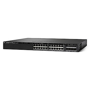 CISCO WS-C3650-24TD-L / Catalyst 3650-24T Ethernet Switch / 24 Ports - Manageable - 24 x RJ-45 - Stack Port - 2 x Expansion Slots - 10/100/1000Base-T - Rack-mountable, Desktop