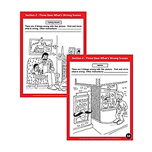 Super Duper Publications | Webber® Big Box of “What’s Wrong with This Picture?” Scenes | Critical Thinking Skills | Speech and Language Resource