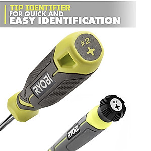 12-Piece Screwdriver Bundle with 6 Screwdrivers and 6 Precision Screwdrivers, Chrome Plated, Cushion Grip Handles, Magnetic Precision Fit Tip, Anti-Roll Body, Hang Hole and Buho Tool Pouch