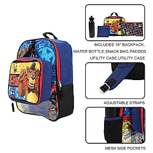 Five Night at Freddys 4-Pc Backpack Set for Kids