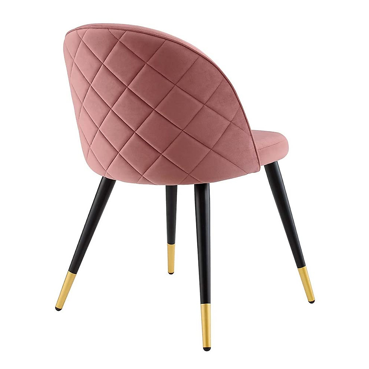 Modway Cordial Performance Velvet Accent Set of 2, Dining Chair, Dusty Rose