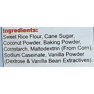 Hawaii's Best Butter Mochi Two Pack (15 oz each) - Easy to Make Traditional Hawaiian Style Butter Mochi Cake Mix - Gluten Free Dessert Mix - Two Pack Mochi Mix