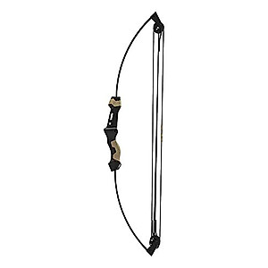 Barnett Centershot Compound Bow, Youth Bow Ages 5-8, 17lbs, with 2 Fiberglass Arrows, Hip Quiver, Mossy Oak Bottomland