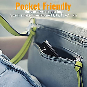BONAI 10000mAh Portable Charger for Heated Vest, 5V 2.1A Battery Pack for Heated Jacket with Dual USB Output & LED Flashlight for iPhone iPad iPod Samsung Android and More