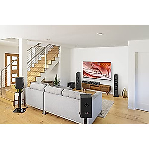 Sony SSCS5 3-Way 3-Driver Bookshelf Speaker System (Pair) - Black