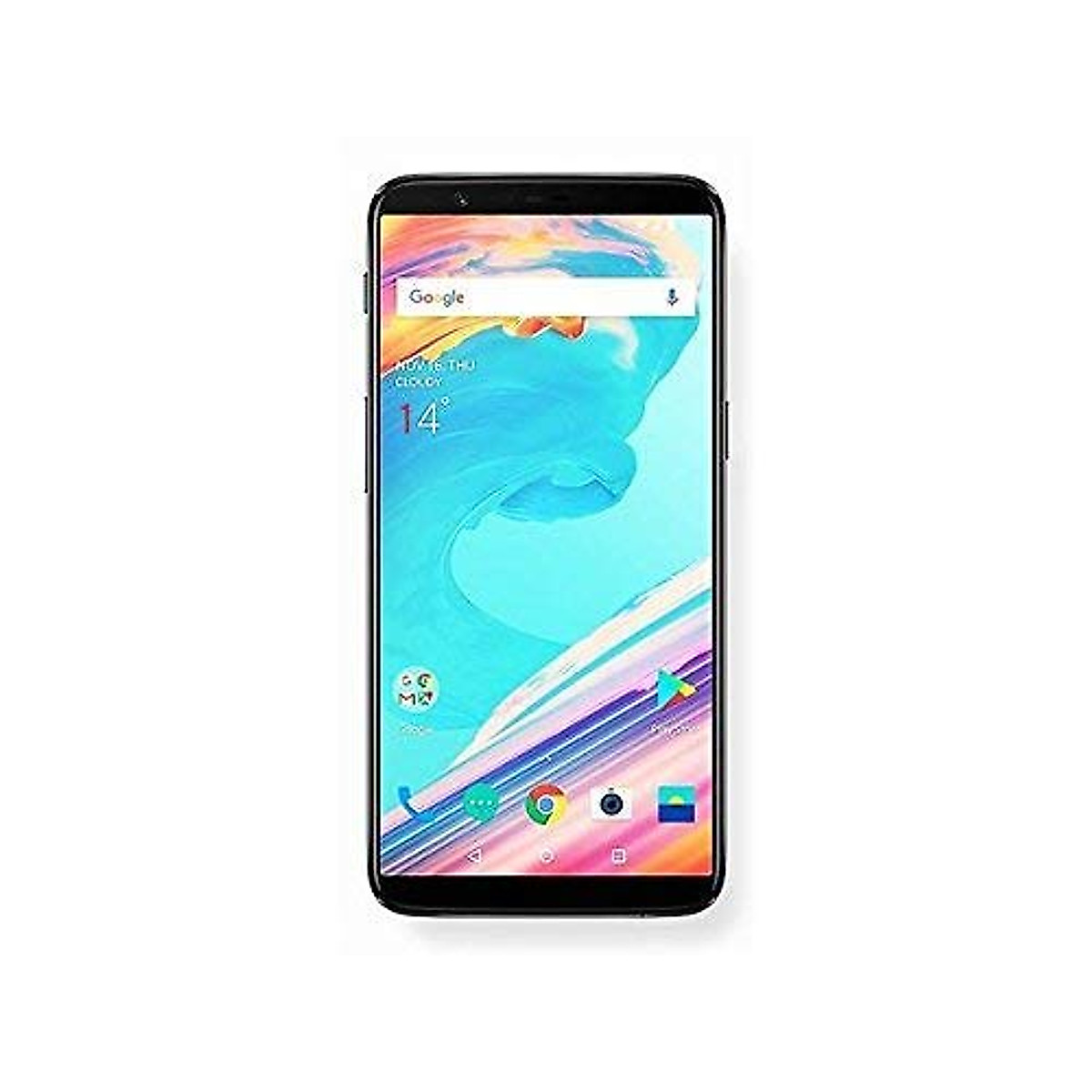 OnePlus 5T A5010 128GB Midnight Black, Dual Sim, 6.01", 8GB RAM, GSM Unlocked International Model, No Warranty