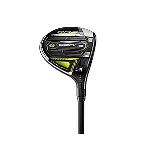 Cobra Golf 2021 Radspeed Draw Fairway Gloss Black-Turbo Yellow (Men's Right Hand, Project X Evenflow Ripetide, Stiff Flex, 14.5)