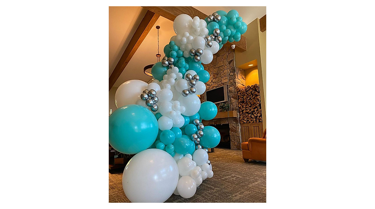 AIOZX Teal Balloons Garland Kit for Any Celebration