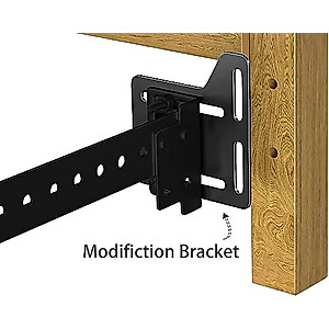 Bed Claw Queen Bed Modification Plate, Headboard Attachment Bracket, Set of 2