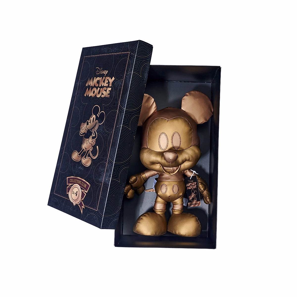 Simba 6315870313 Disney Bronze Mickey Mouse, April Edition, Amazon Exclusive, 35 cm Plush Figure in Gift Box, Special, Limited Edition Collectible, Soft Toy Suitable for Children from Birth