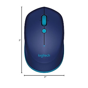 Logitech M535 Bluetooth Mouse, Blue, Discontinued