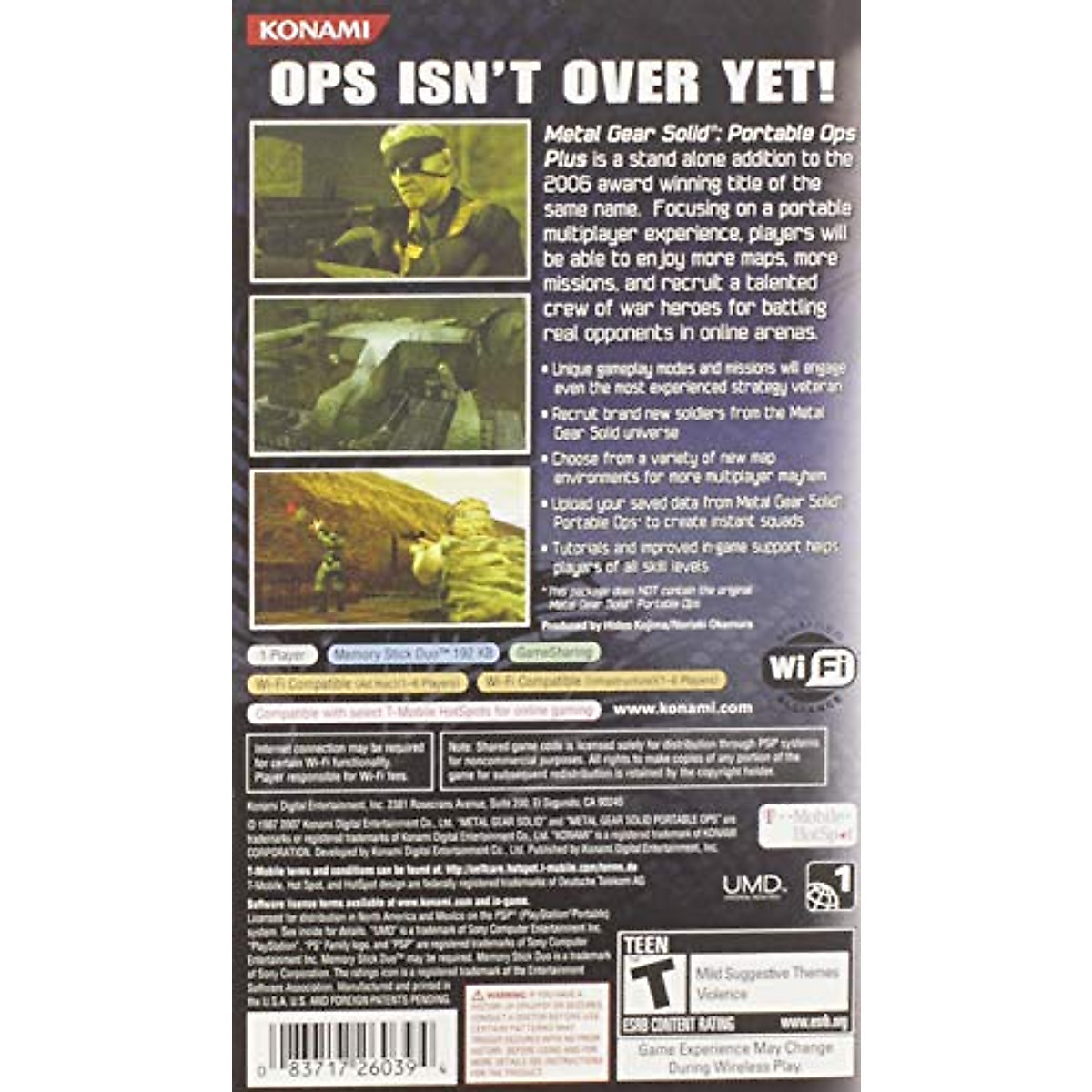 Metal Gear Solid Portable Ops Plus