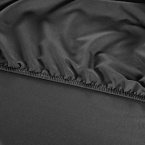 BLC Microfiber Twin Size Fitted Sheet, Pack of 1, 1800 TC Double Brushed Breathable & Cooling Sheet with 15" Deep Pocket, Wrinkle Free - Comfy – Dark Grey Bed Sheet