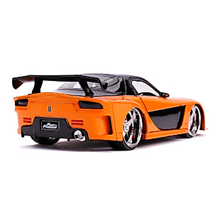 Fast & Furious 1:24 Han's Mazda RX-7 Die-cast Car, Toys for Kids and Adults