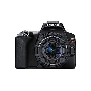 Canon Rebel SL3 with 18-55mm Lens Black (Renewed)