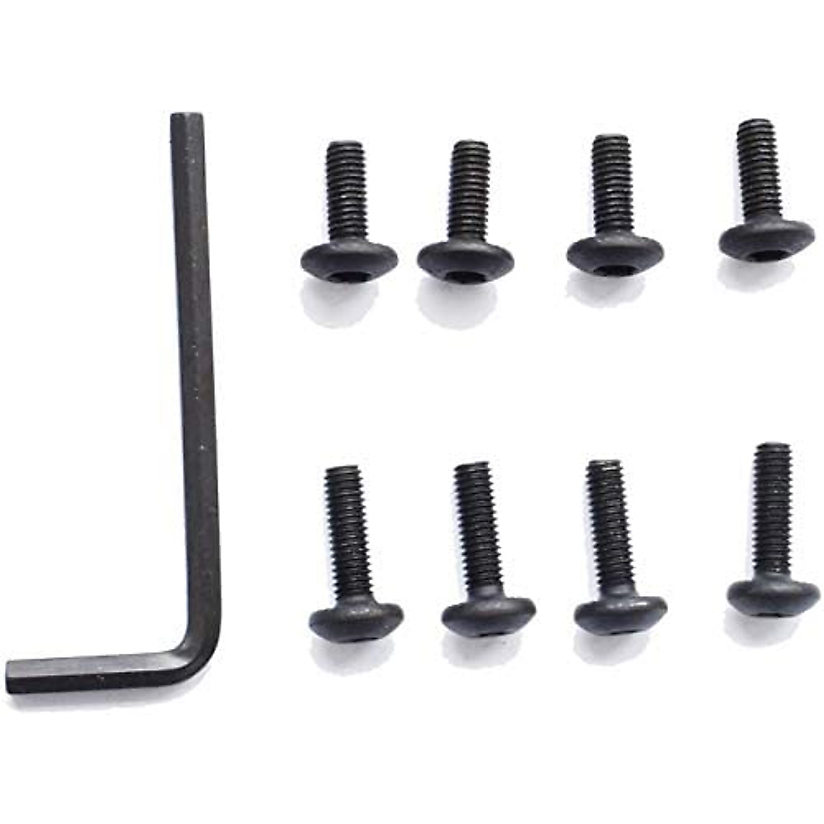 MySit Office Chair Armrest Replacement Arm Pads Universal 4" 5.5" Mounting Hole (Set of 2) Black