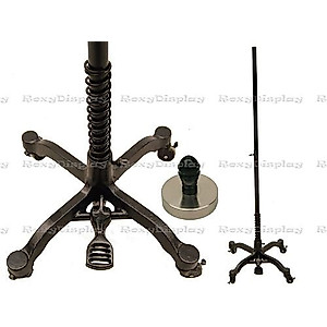 ROXYDISPLAY™ White Color Body Form, Size 18-20, Plus Size Mannequin with Chrome Caster Base+Cap